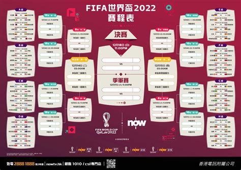 世界盃2022懶人包｜完整nowtvviutv免費直播賽程時間 32隊分組賽詳情 Am730