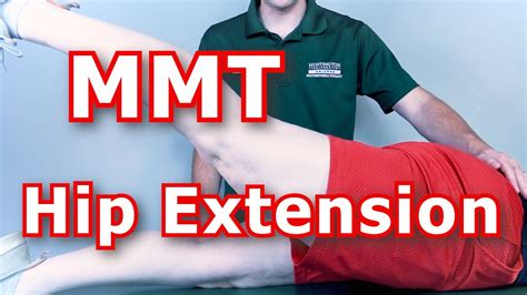 Manual Muscle Testing Mmt Hip Extension Youtube