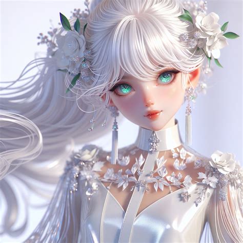 Anime Girl White Imagine An Anime Fanart