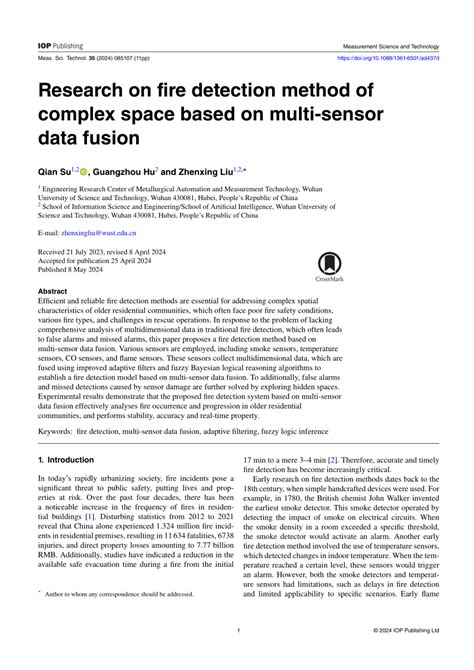 Research On Fire Detection Method Of Complex Space Based On Multi
