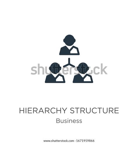 Hierarchy Structure Icon Vector Trendy Flat Stock Vector Royalty Free 1671959866 Shutterstock