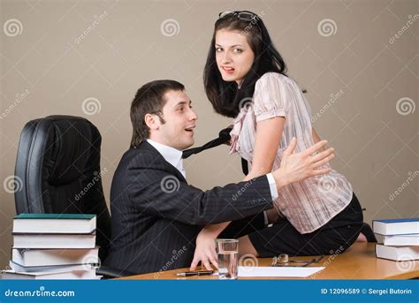 Chefe E Ele Secretária Imagem De Stock Imagem De Humano 12096589