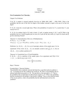 Total Probability Theorem