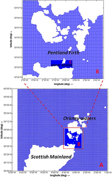 Large Scale Hydrodynamic Model Domain Used To Investigate 3d Flow Download Scientific Diagram