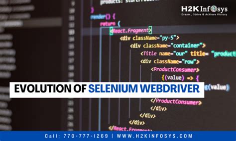 Evolution Of Selenium Webdriver H2k Infosys Blog