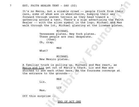 Formatting Your Spec Script While Social Distancing A Primer Part 12