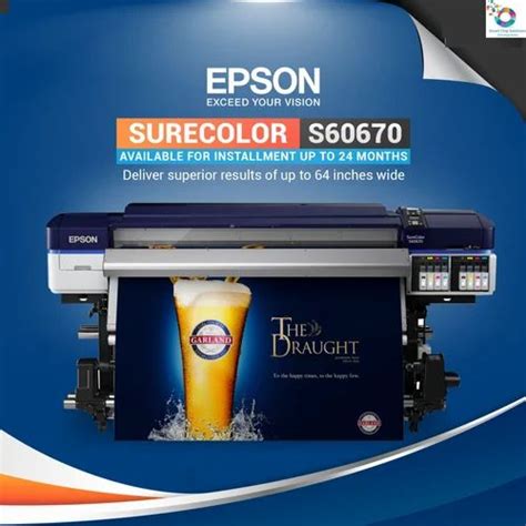Inktank Epson Surecolor Sc S Eco Solvent Signage Printer For Creative Professionals At