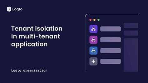 Tenant Isolation In Multi Tenant Application · Logto Blog