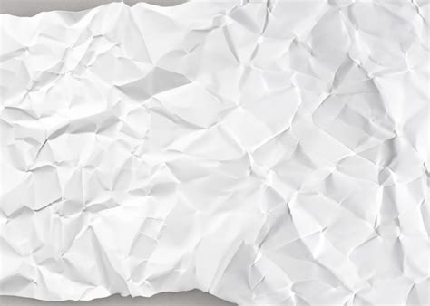 Premium Photo Crumpled White Paper