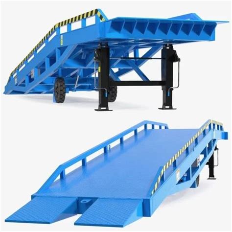 Hydraulic Mobile Dock Ramp For Industrial Size Capacity Ton At Unit In Ahmedabad