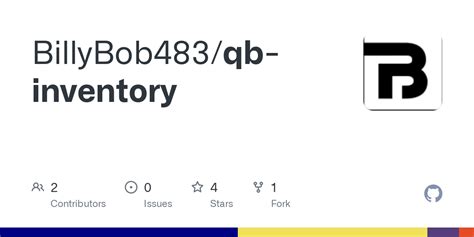 GitHub BillyBob483 Qb Inventory