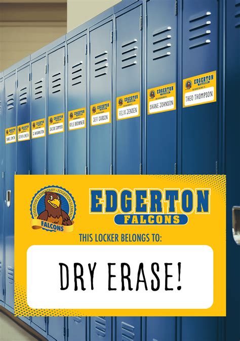 Locker Stickers Falcon Mascot Mascot Junction