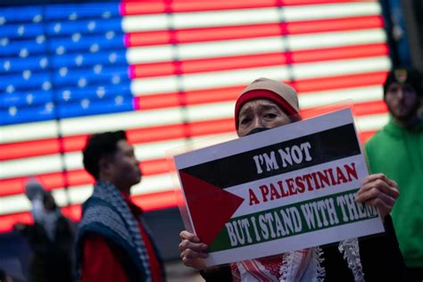 Pro Palestinian Protesters Take To The Streets Of Western Cities Including New York