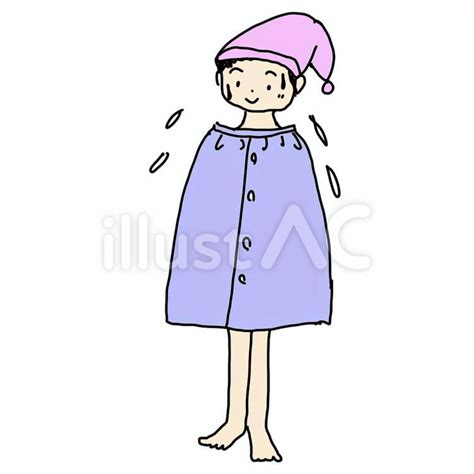 ラップタオルを巻いた女の子イラスト No 1980380無料イラストフリー素材ならイラストAC