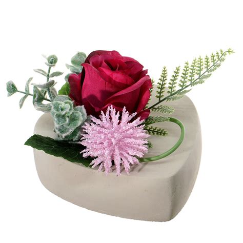 Kunstbloemstuk Roos Allium Eucalyptus Sunshine Colours