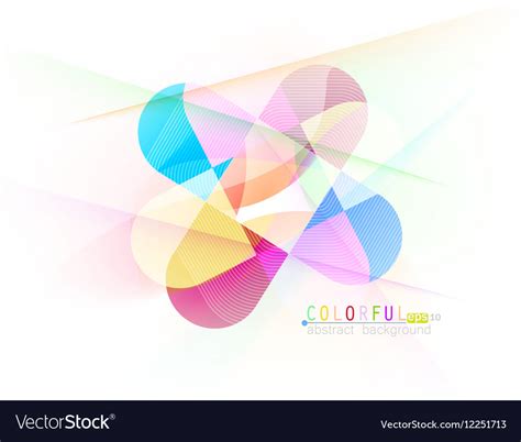 Colorful Curve Royalty Free Vector Image Vectorstock
