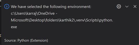 Prompt Users If They Already Have A Venv · Issue 19894 · Microsoftvscode Python · Github