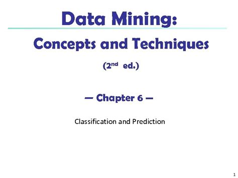 Data Mining Concepts And Techniques 2 Nd Ed