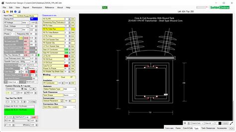 Distribution Transformer Calculations Ms Excel Spreadsheet