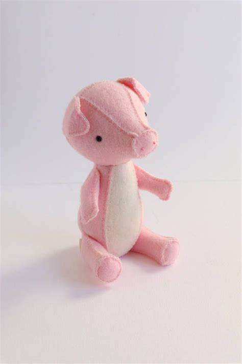 Pig Sewing Pattern Pig Pattern Pig Pdf Pattern Felt Pig Pattern