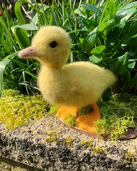 Needle Felted Duckling Rcrafts