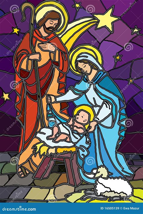 Nativity Stained Glass Patterns