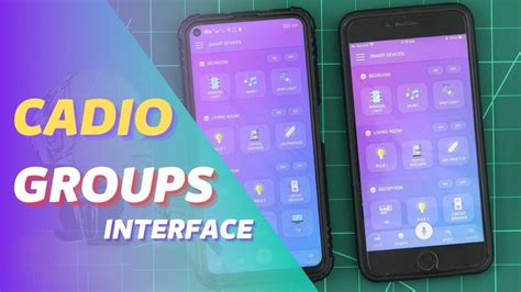 groups interface in cadio arranging the devices esp8266 esp32