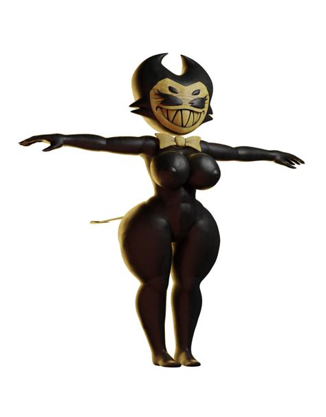 Rule 34 Bendy Bendy And The Ink Machine Bendy Fem Bowtie Breasts