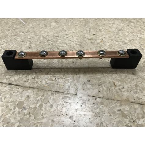 Jual Busbar Support 6 Baut Nol Klem Arde 6 Baut Tembaga Grounding Shopee Indonesia