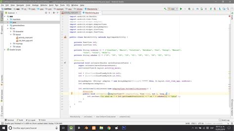 Java Error En El Método Onitemclicklistener Stack Overflow En Español