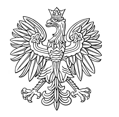 Godło Polski Kolorowanka Do Druku