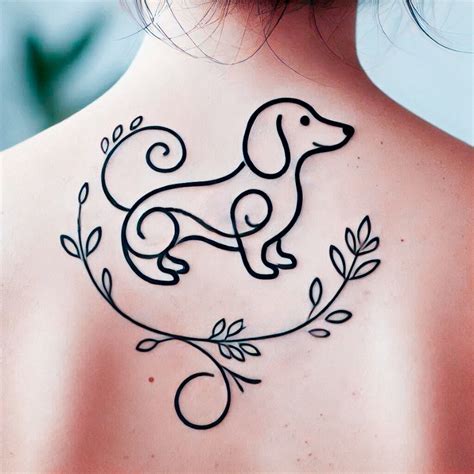 Best Dachshund Tattoo Designs