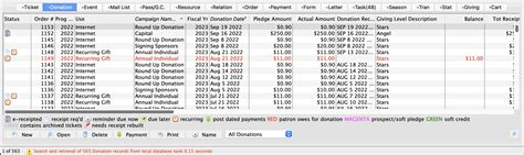 donation tab arts management systems