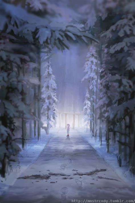 Undertale Snowdin Wallpaper