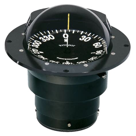 Ritchie Fb 500 Globemaster Compass Flush Mount Black 12v 5