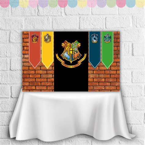 Баннер Гарри Поттер шаблон Candy Bar Party Time Banner