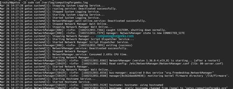 Perform Proper Rsyslog Logs Rotation Using Logrotate Computingforgeeks