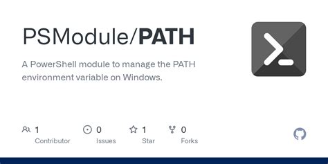 Github Psmodulepath A Powershell Module To Manage The Path Environment Variable On Windows