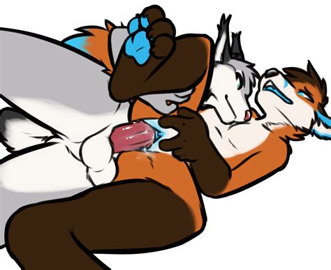 rule 34 2017 anthro avro lynx balls barbed penis blue markings brown