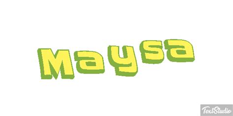 Maysa Name Animated  Logo Designs