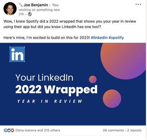 Creative Linkedin Posts Examples At Jamie Spinelli Blog