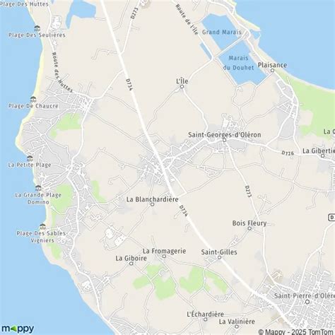 Plan Chéray Carte De Chéray 17190 Saint Georges Doléron Et Infos Pratiques