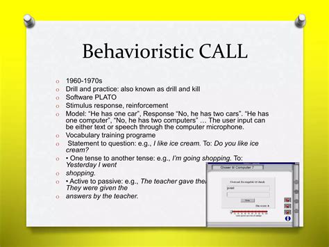 Computer Assisted Language Learning Call Ppt