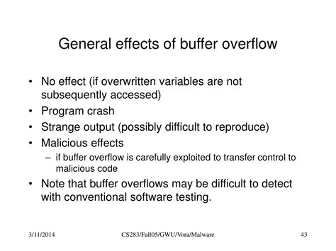 Ppt Malicious Logic Viruses Buffer Overflow Powerpoint Presentation Id253114