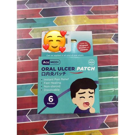 Acumedi Oral Ulcer Patch 6pacthes Shopee Malaysia