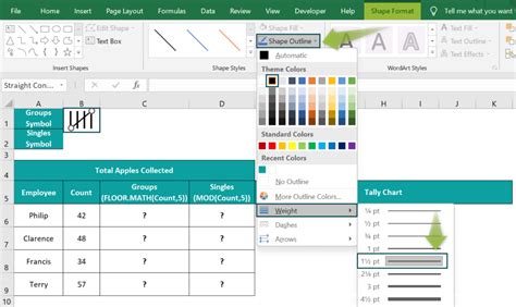 Tally Chart In Excel Uses How To Create Step By Step Examples