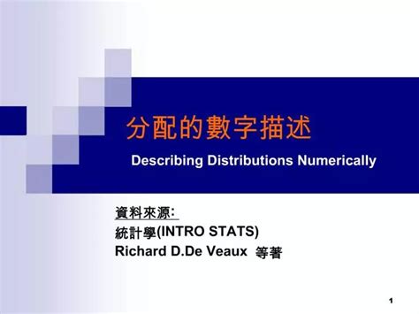 Ppt Describing Distributions Numerically Powerpoint Presentation