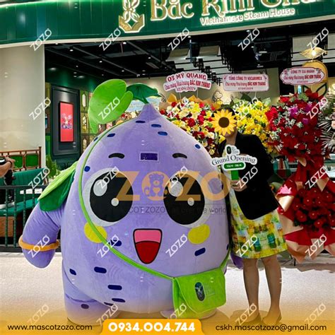 Mascot HƠi CỦ Khoai Lang TÍm Mascot Zozo Xưởng May Mascot đẹp
