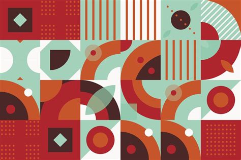 Stylish Modern Geometry Shapes Vector Seamless Pattern It Consists Of A Polyhedron Such As A