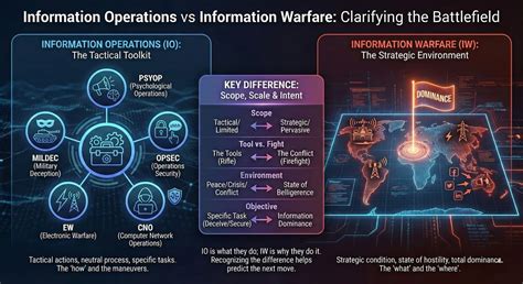 Information Operations Vs Information Warfare A Security Experts Guide